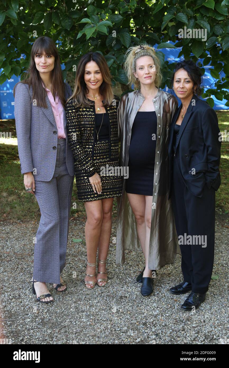 Clara Luciani, Elsa Zylberstein, Evelyne Brochu, Manele Labidi pose for ...