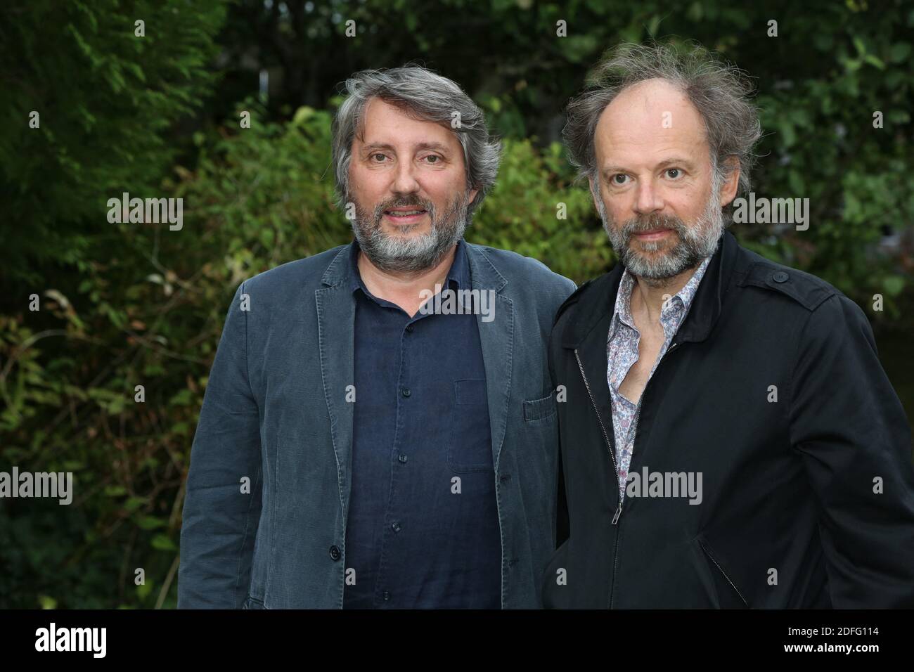 Bruno Podalydes and Denis Podalydes seen at the Les Deux Alfred ...