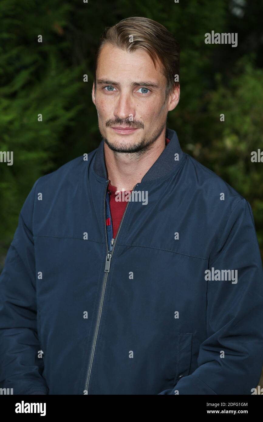 Pierre Lottin seen at the Un Triomphe photocall as part of the 13th ...