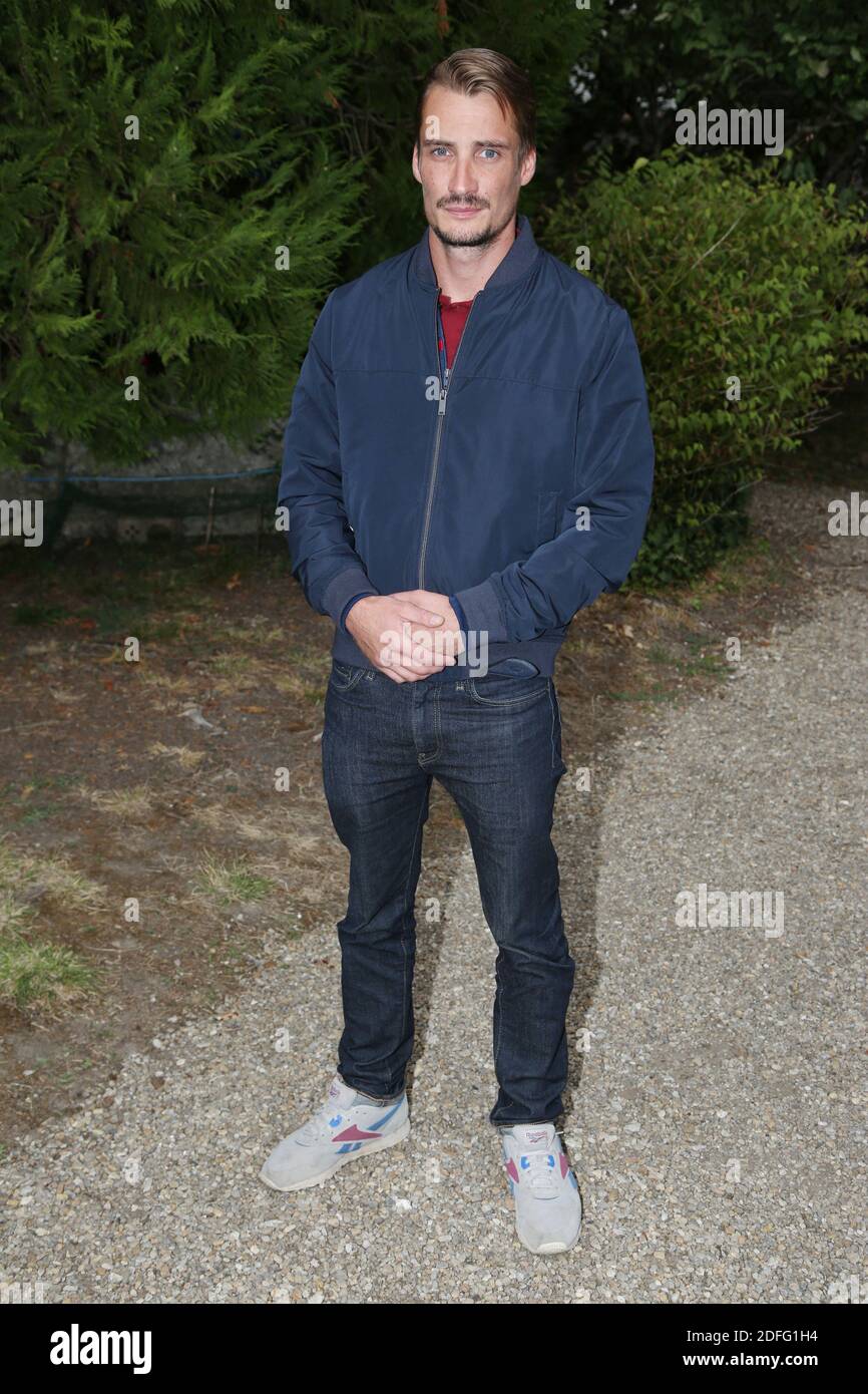 Pierre Lottin seen at the Un Triomphe photocall as part of the 13th ...