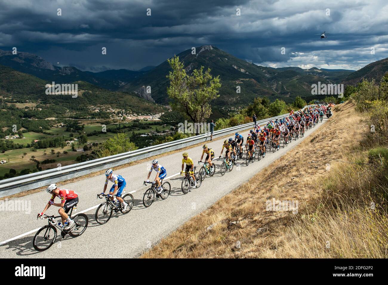 Handout. 3rd stage of the Tour de France 2020, Nice - Sisteron, France ...