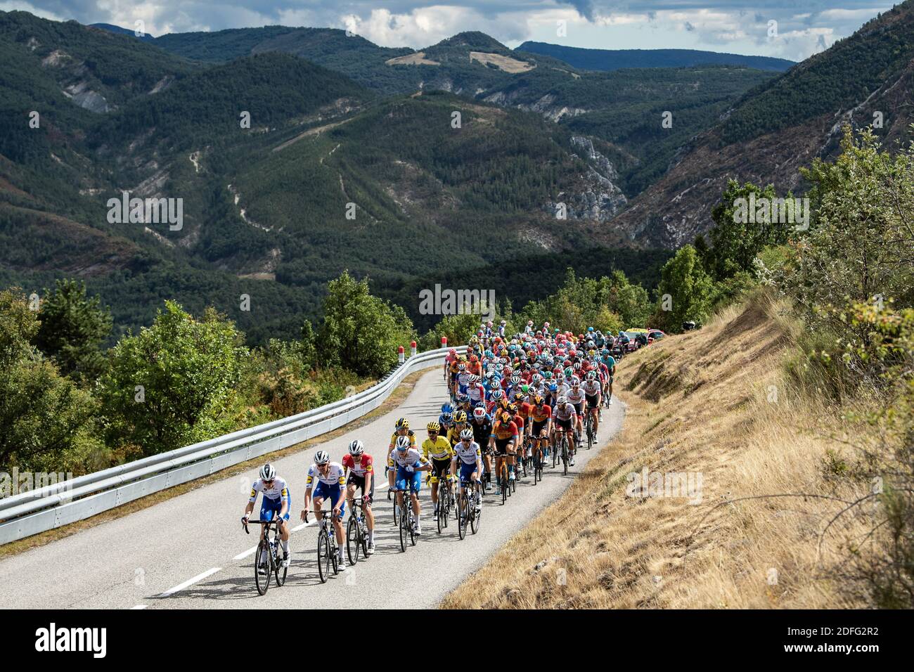 Handout. 3rd stage of the Tour de France 2020, Nice - Sisteron, France ...