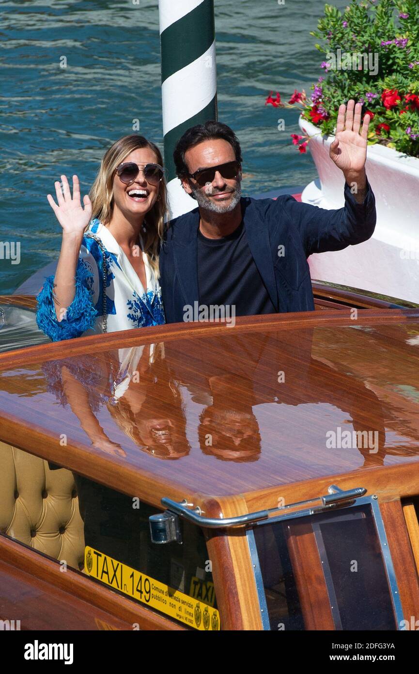 Anthony Delon and Sveva Alviti arriving at the Excelsior for the 77th ...