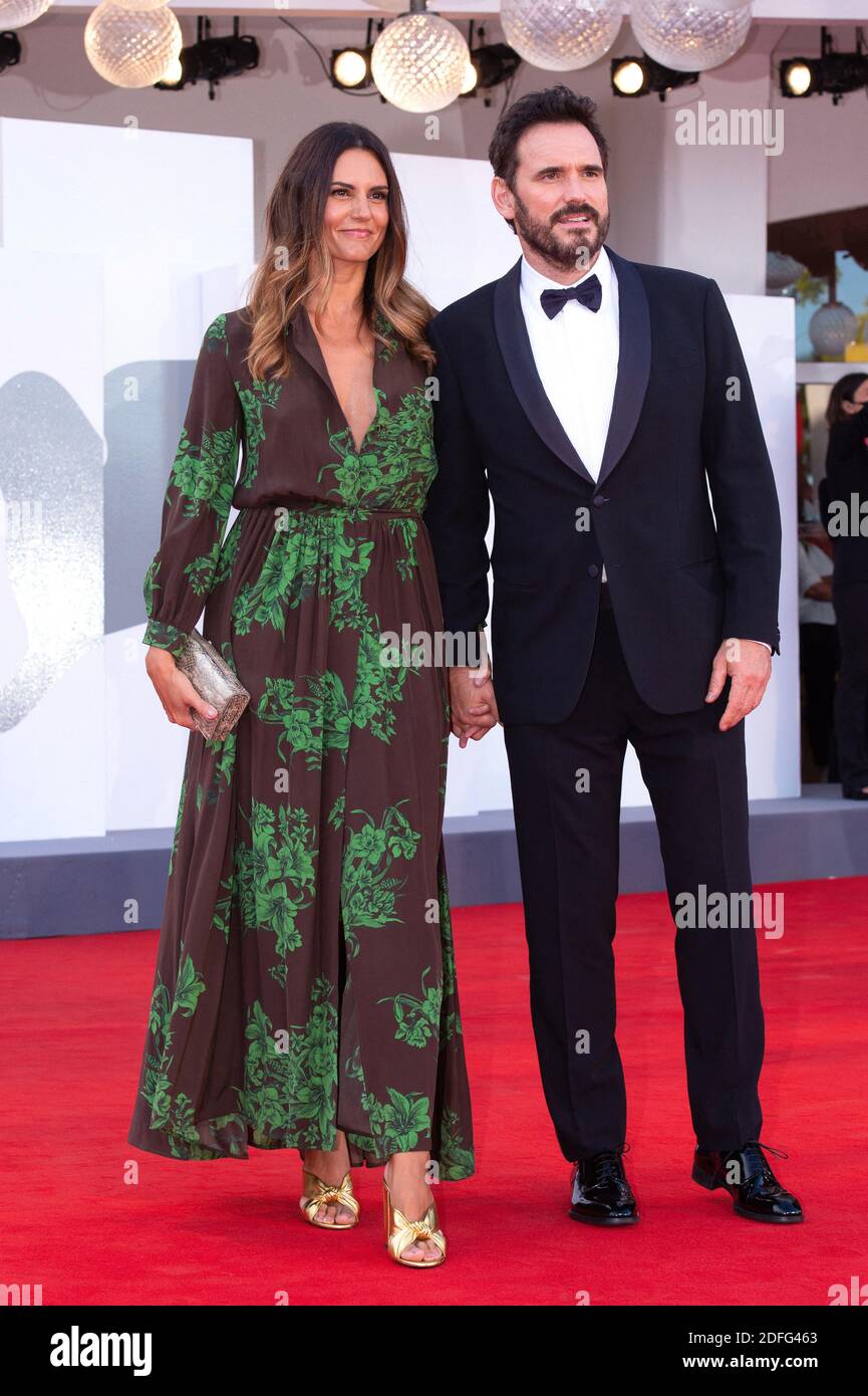 Roberta Mastromichele and Matt Dillon attending the Opening Ceremony of ...