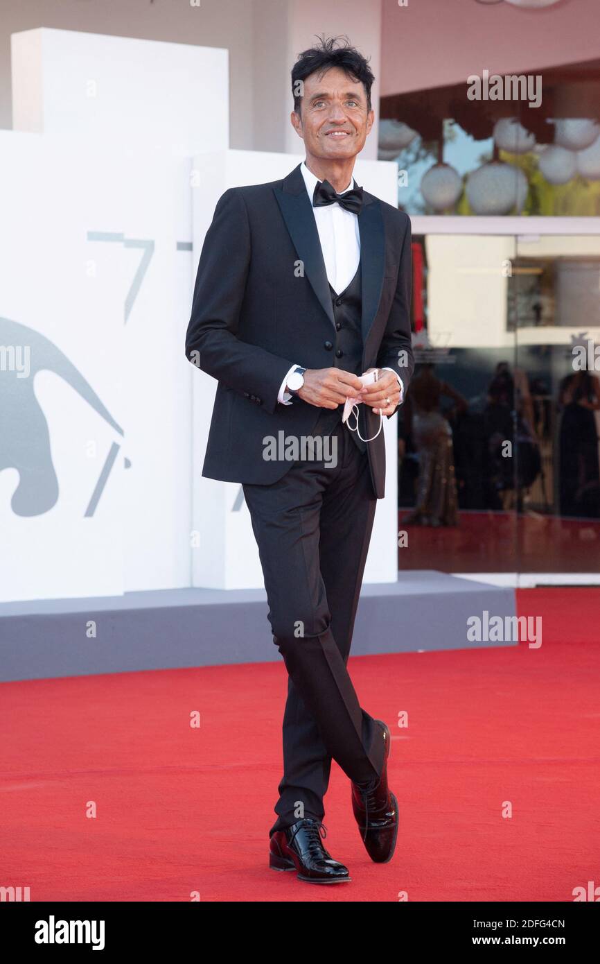 Giulio Base attending the Opening Ceremony of the 77th Venice Film ...