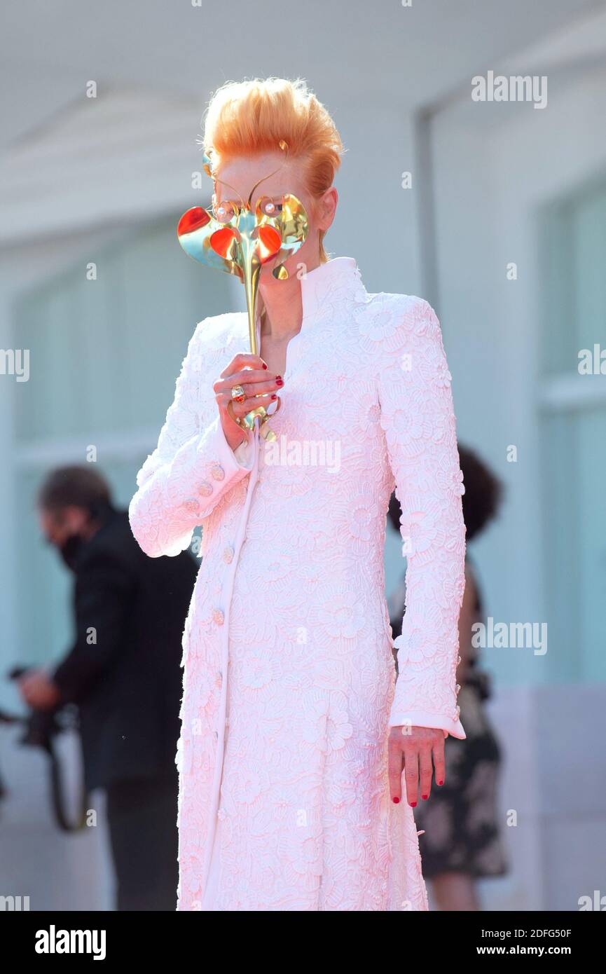 Tilda Swinton attending The Human Voice Premiere as part of the 77th ...