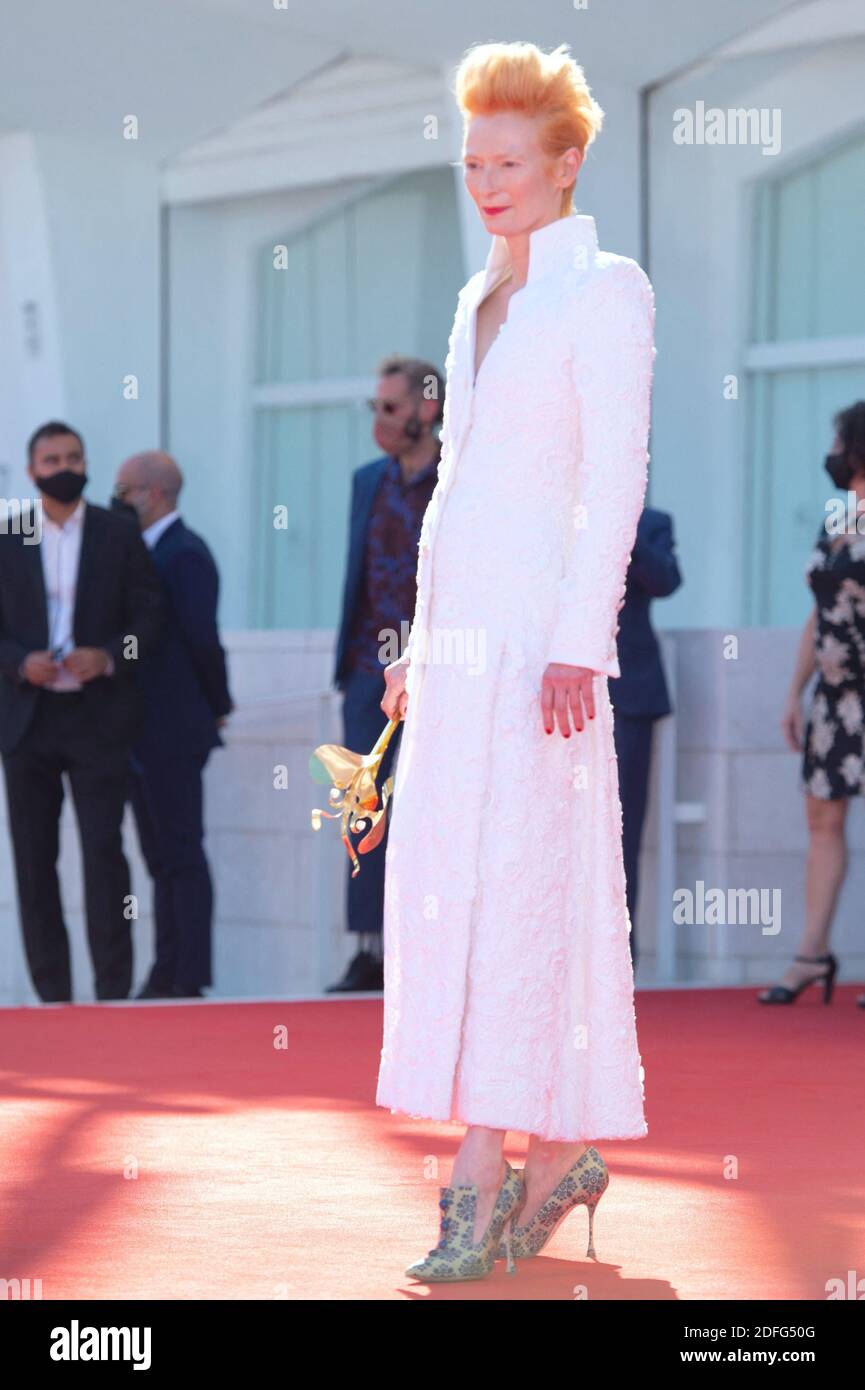 Tilda Swinton attending The Human Voice Premiere as part of the 77th ...