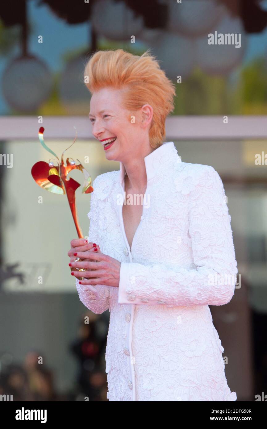 Tilda Swinton attending The Human Voice Premiere as part of the 77th ...