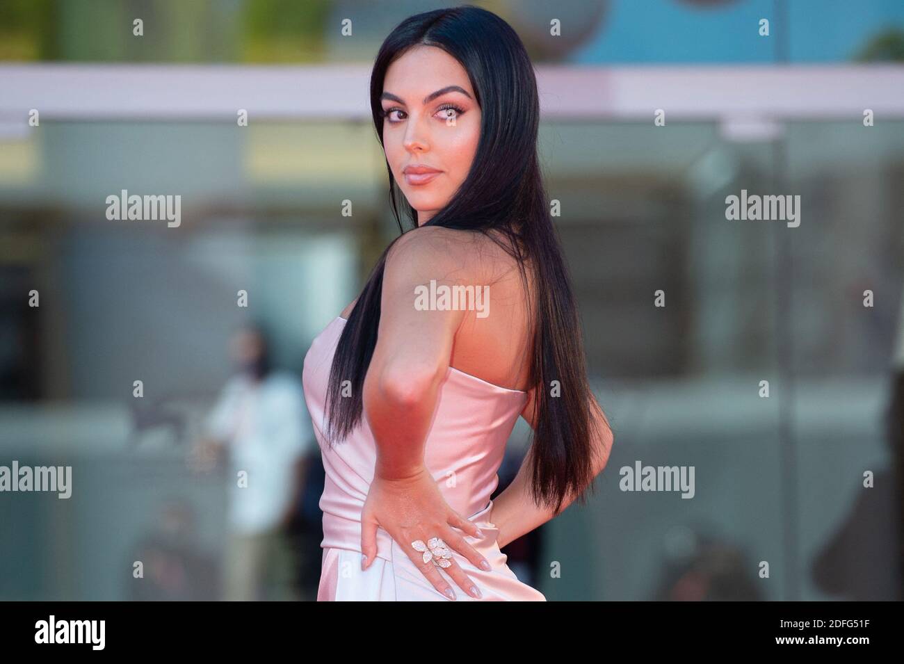 Georgina Rodriguez attending The Human Voice Premiere as part of the ...