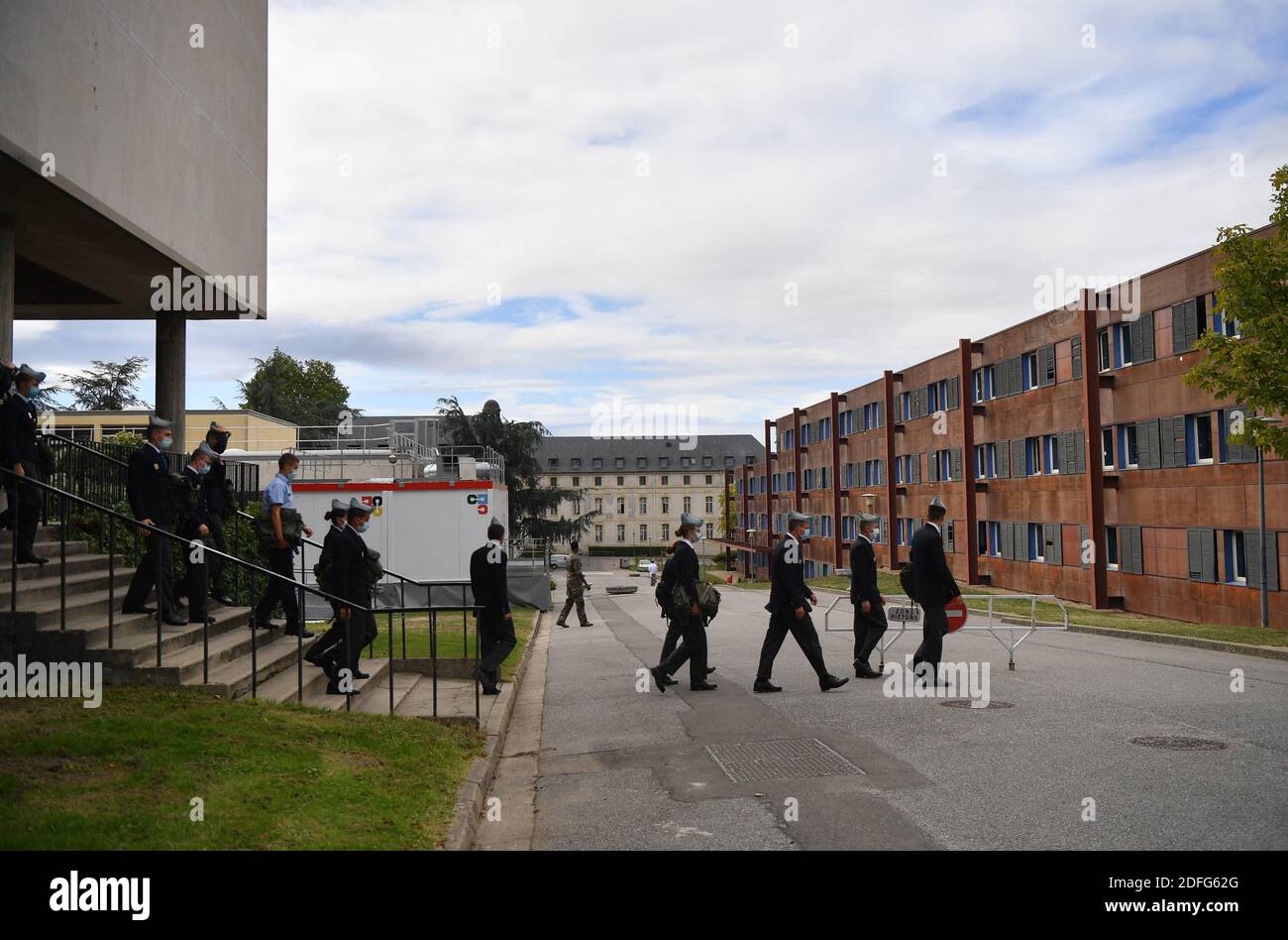 The Saint-Cyr military high school in Saint-Cyr-l'Ecole, Yvelines ...