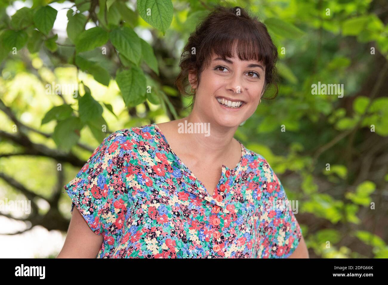 Chloe Mazlo attends the Sous le ciel d Alice, Photocall during the13th Angouleme French-Speaking ...