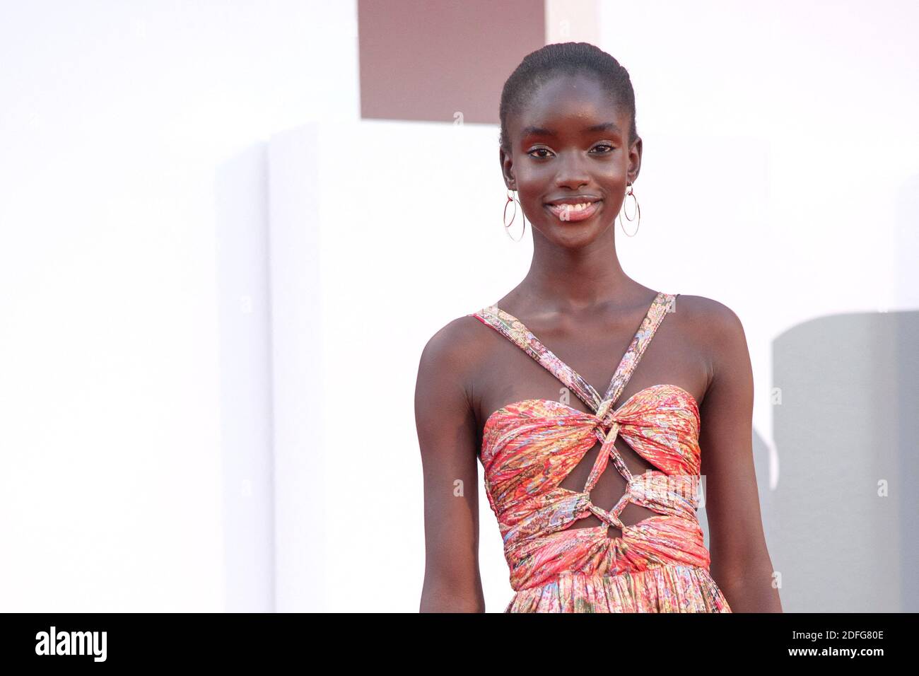 Maty Fall Diba attending the Padrenostro Premiere as part of the 77th ...