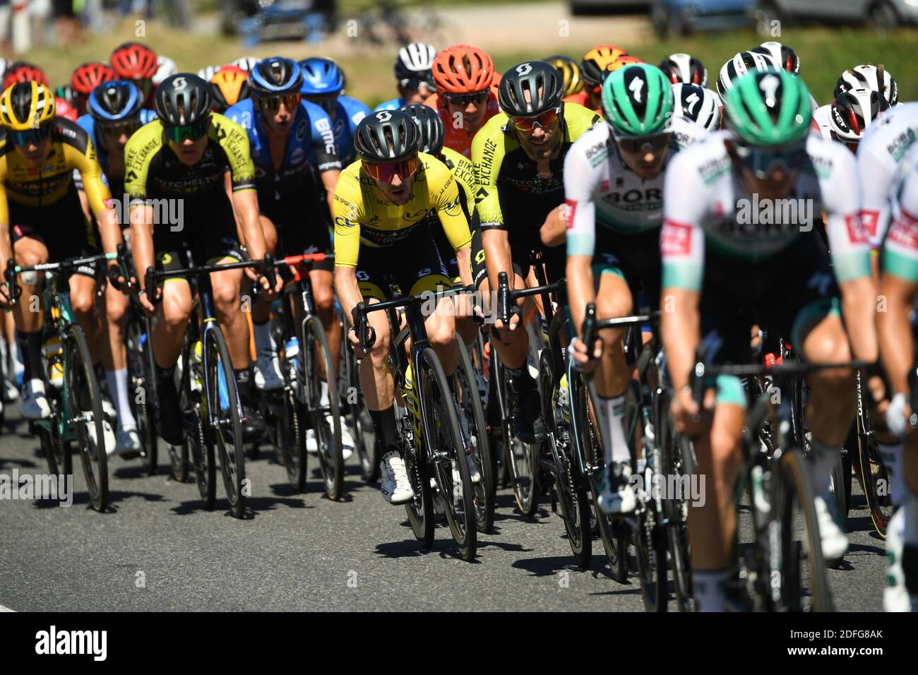 Handout. 7th stage of Tour de France 2020, Millau / Lavaur in France on ...