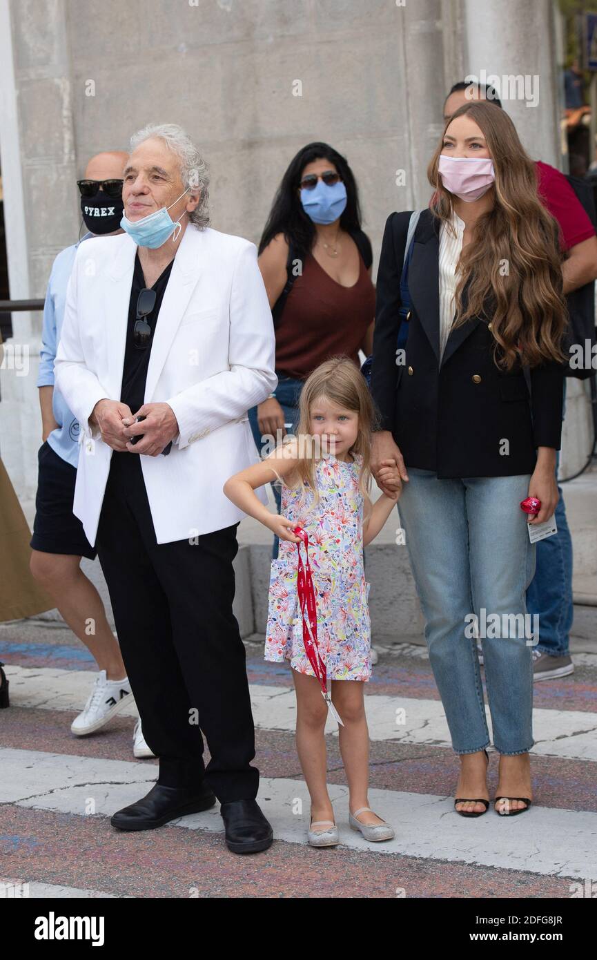 Abel Ferrara, Anna Ferrara and Christina Chiriac arriving at the ...