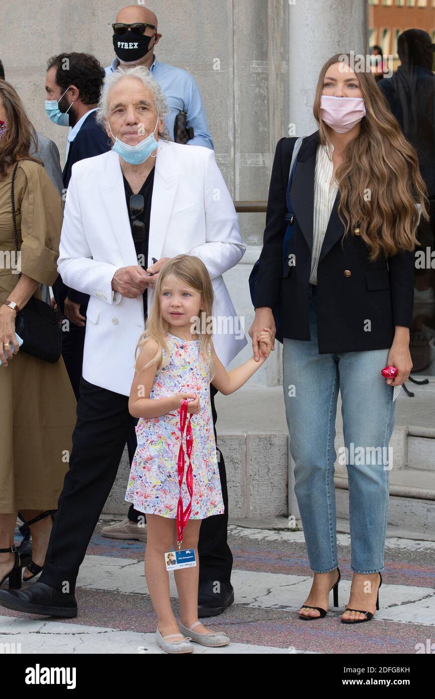 Abel Ferrara, Anna Ferrara and Christina Chiriac arriving at the ...