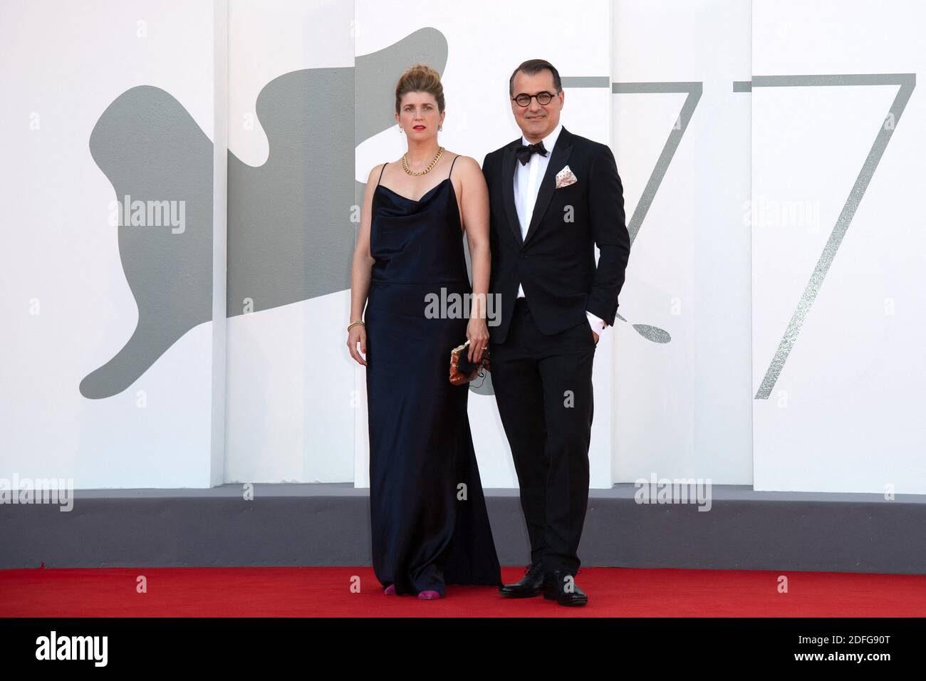 Kornel Mundruczo and his wife attending the Pieces of Woman Premiere as ...