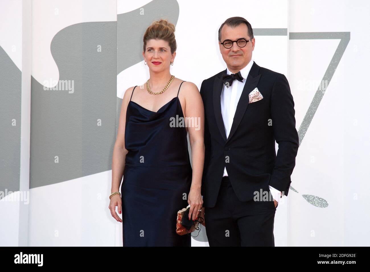 Kornel Mundruczo and his wife attending the Pieces of Woman Premiere as ...
