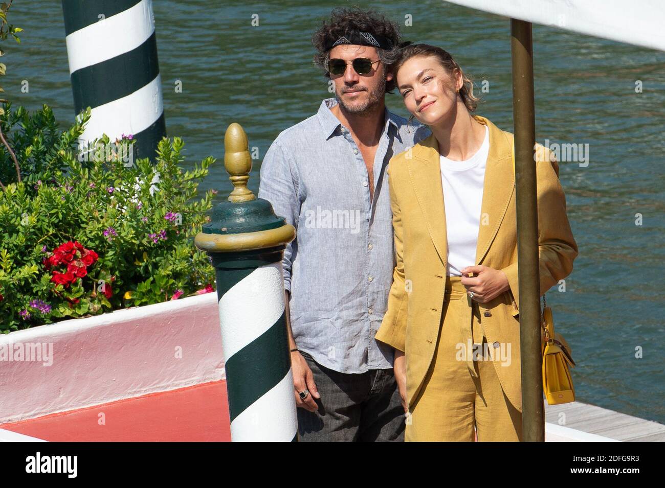Arizona Muse and husband Boniface Verney-Carron arriving at the ...