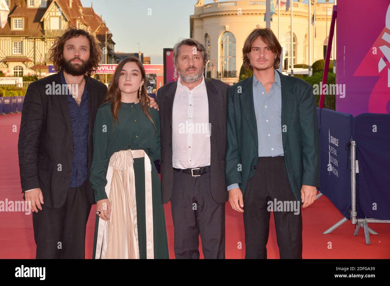 Yann Frisch, Luana Bajrami, Bruno Podalydes, Guest attending the ...