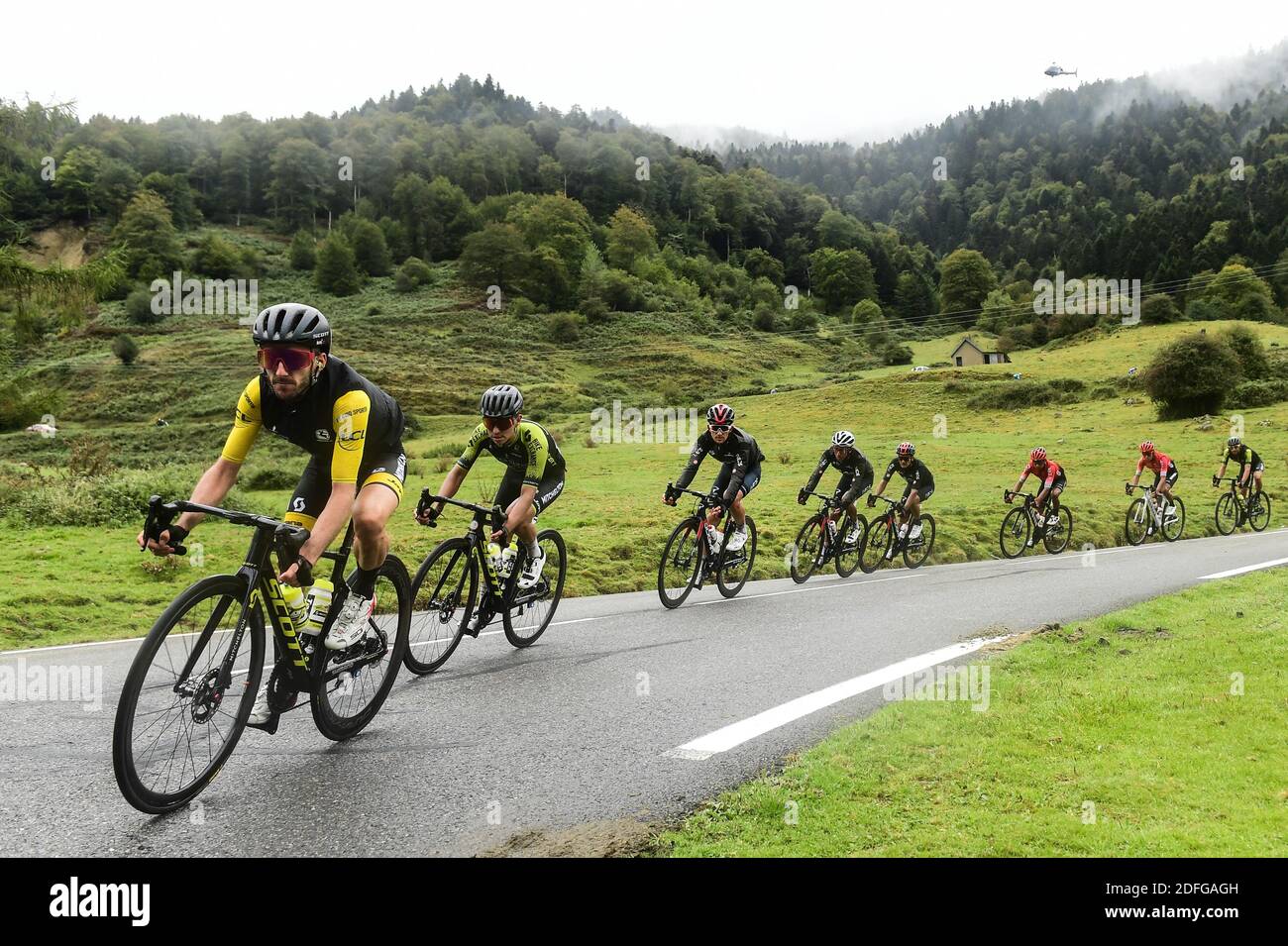 Handout. The 9th stage of Tour de France 2020, Pau / Laruns in Pau ...