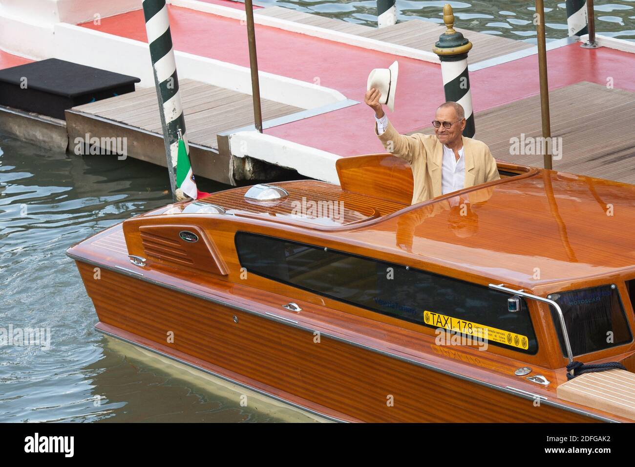 Andrei Konchalovsky arriving at the Excelsior as part of the 77th ...