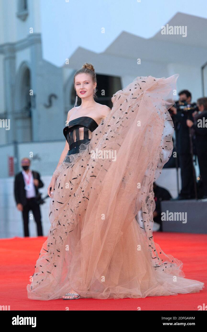 Polina Pushkareva attending the Never Gonna Snow Again Premiere as part ...