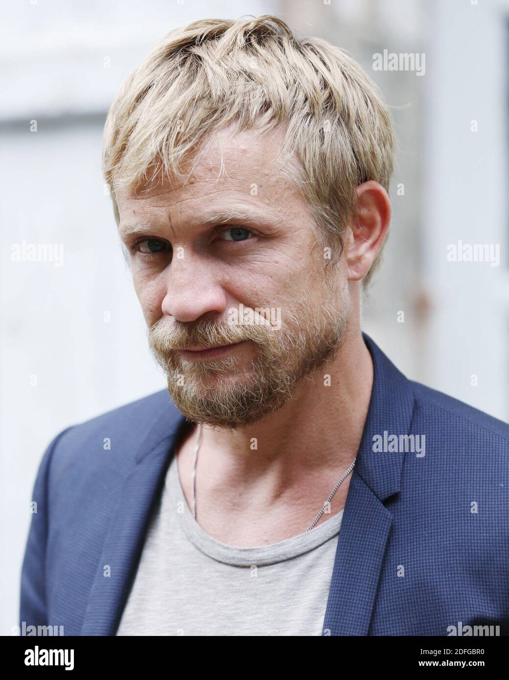 Jeremie Renier poses during the 13th Angouleme Film Festival in ...