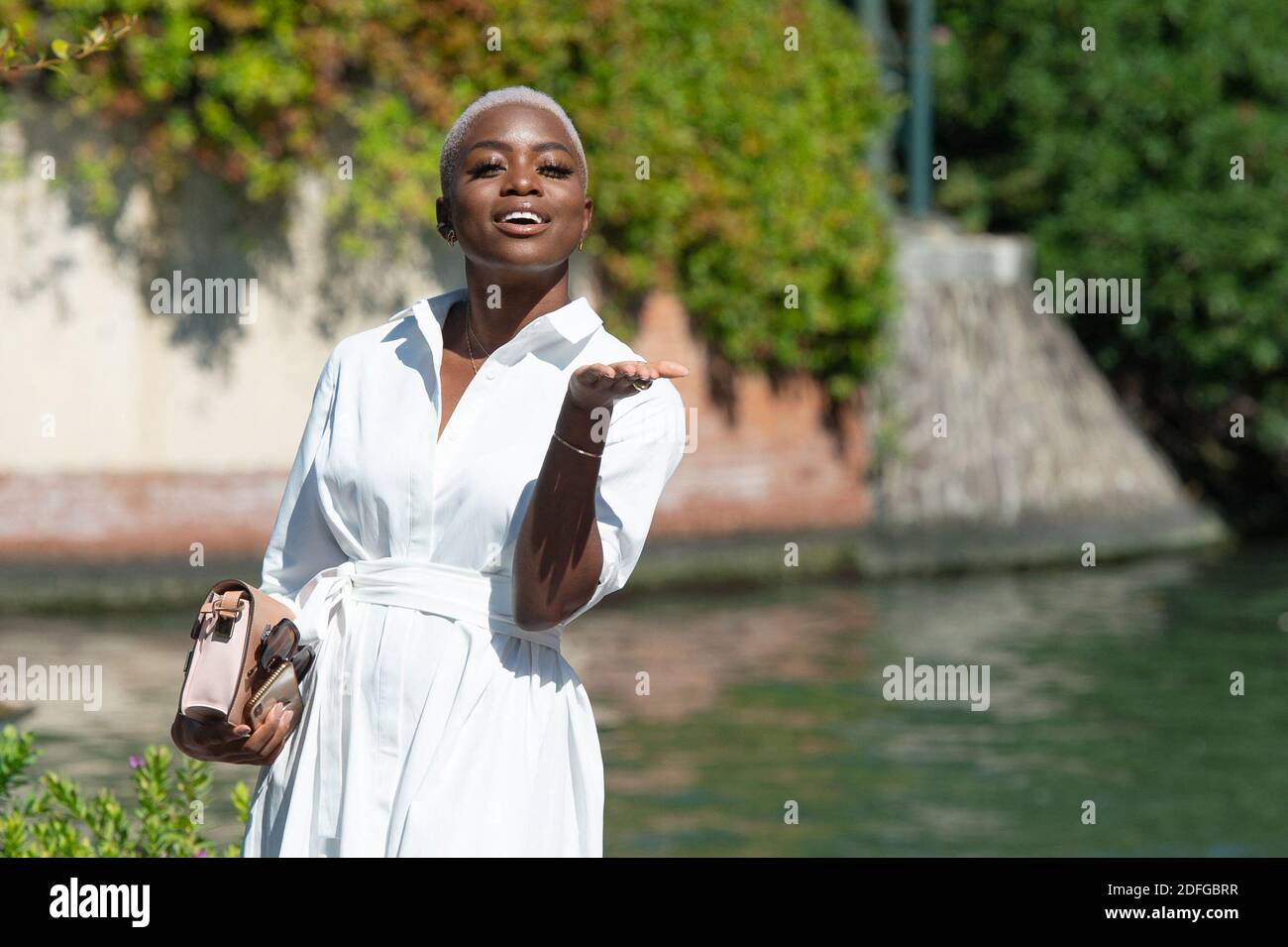 Tia Taylor arriving at the Excelsior as part of the 77th Venice Film ...