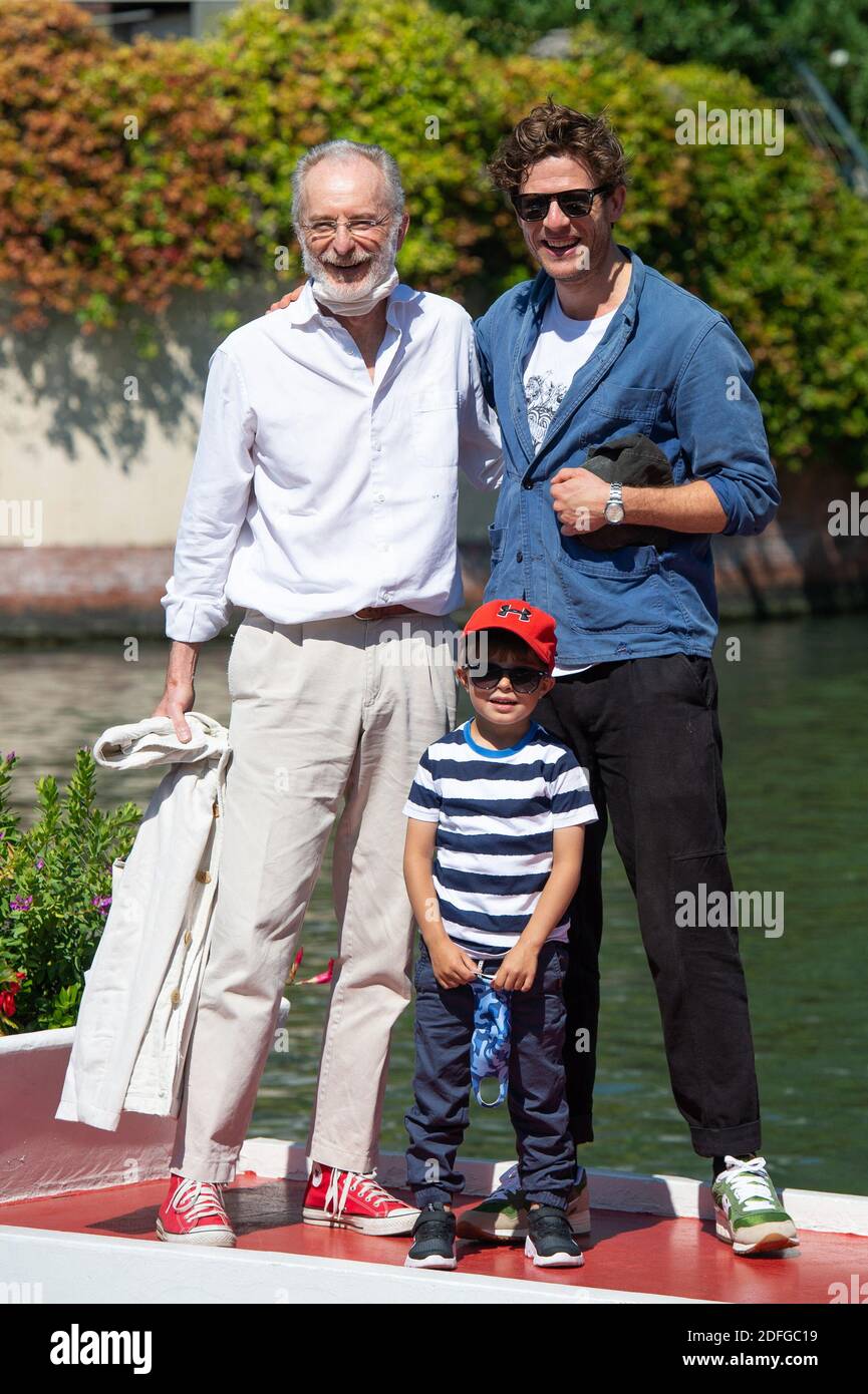 Uberto Pasolini, James Norton and Daniel Lamont arriving at the ...