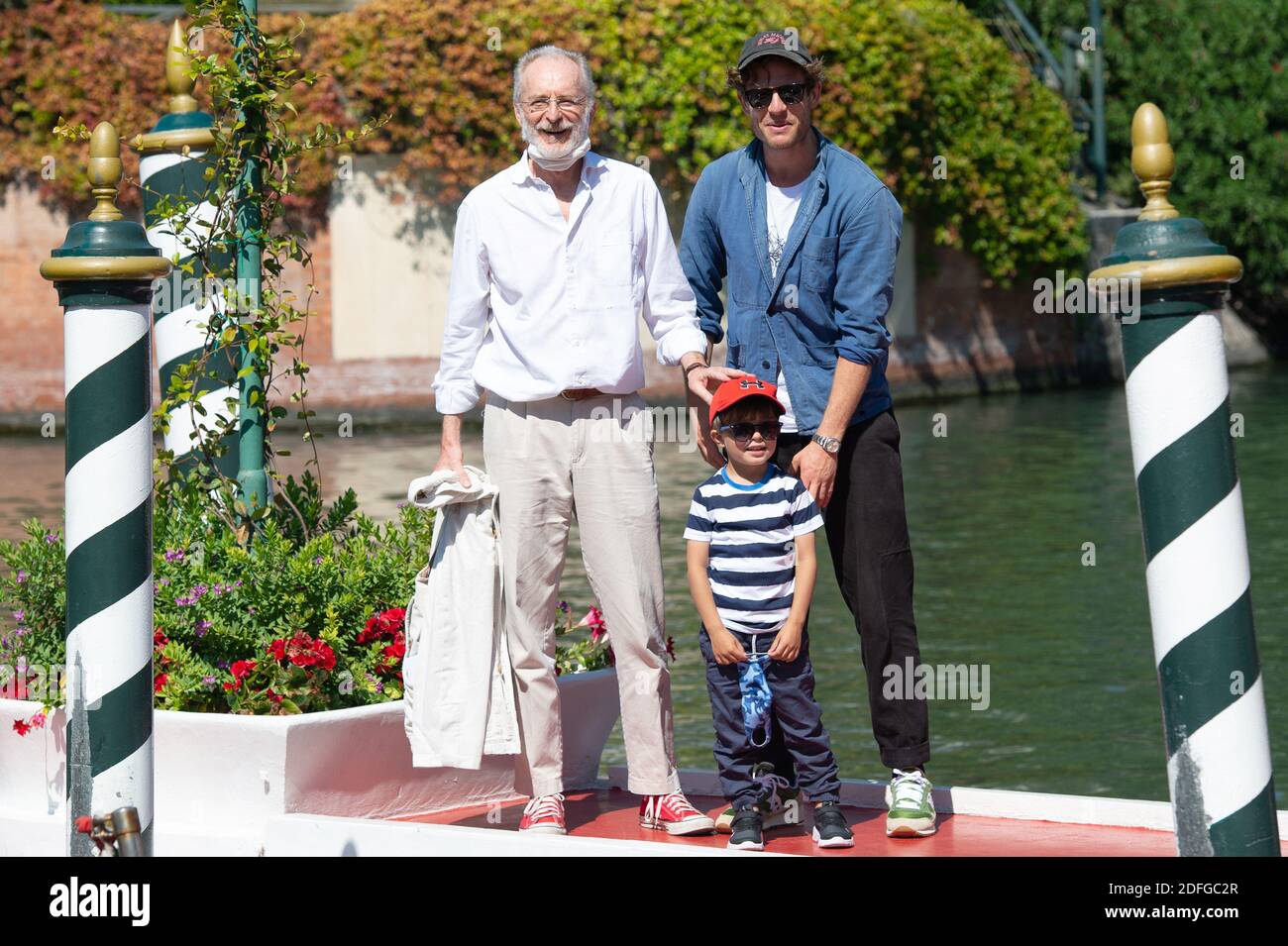Uberto Pasolini, James Norton and Daniel Lamont arriving at the ...