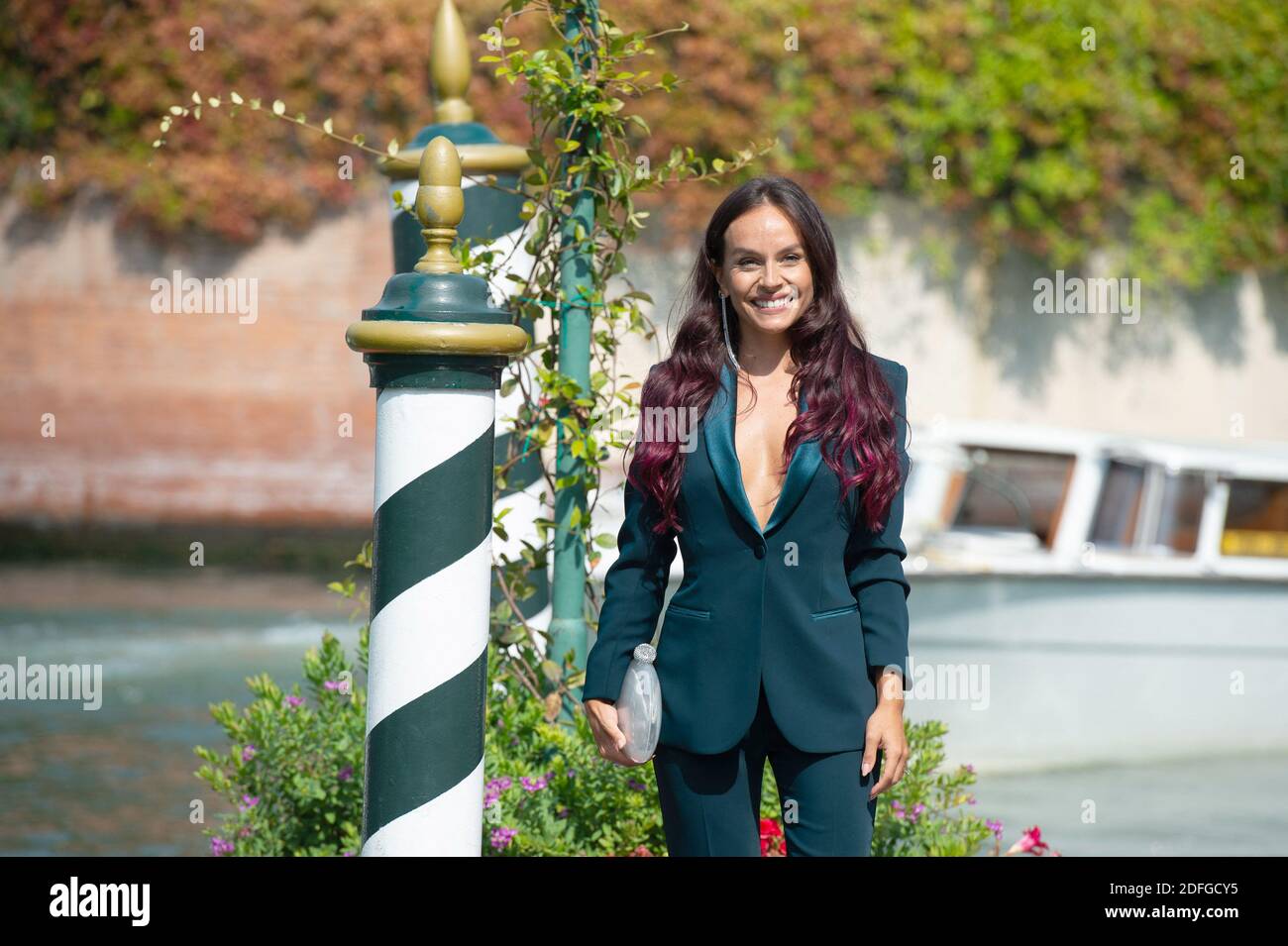 Eleonora Petrella arriving at the Excelsior as part of the 77th Venice ...