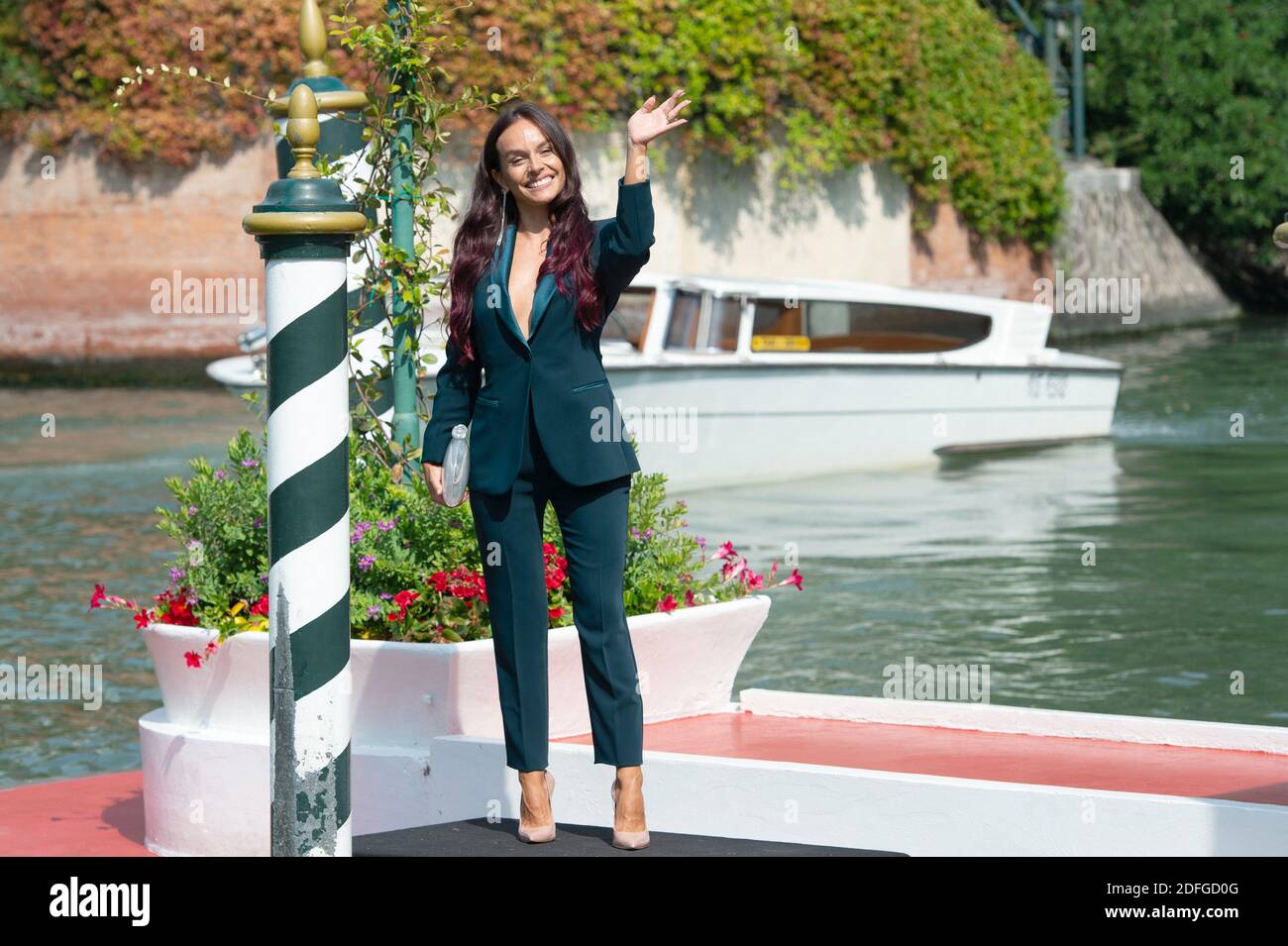 Eleonora Petrella arriving at the Excelsior as part of the 77th Venice ...