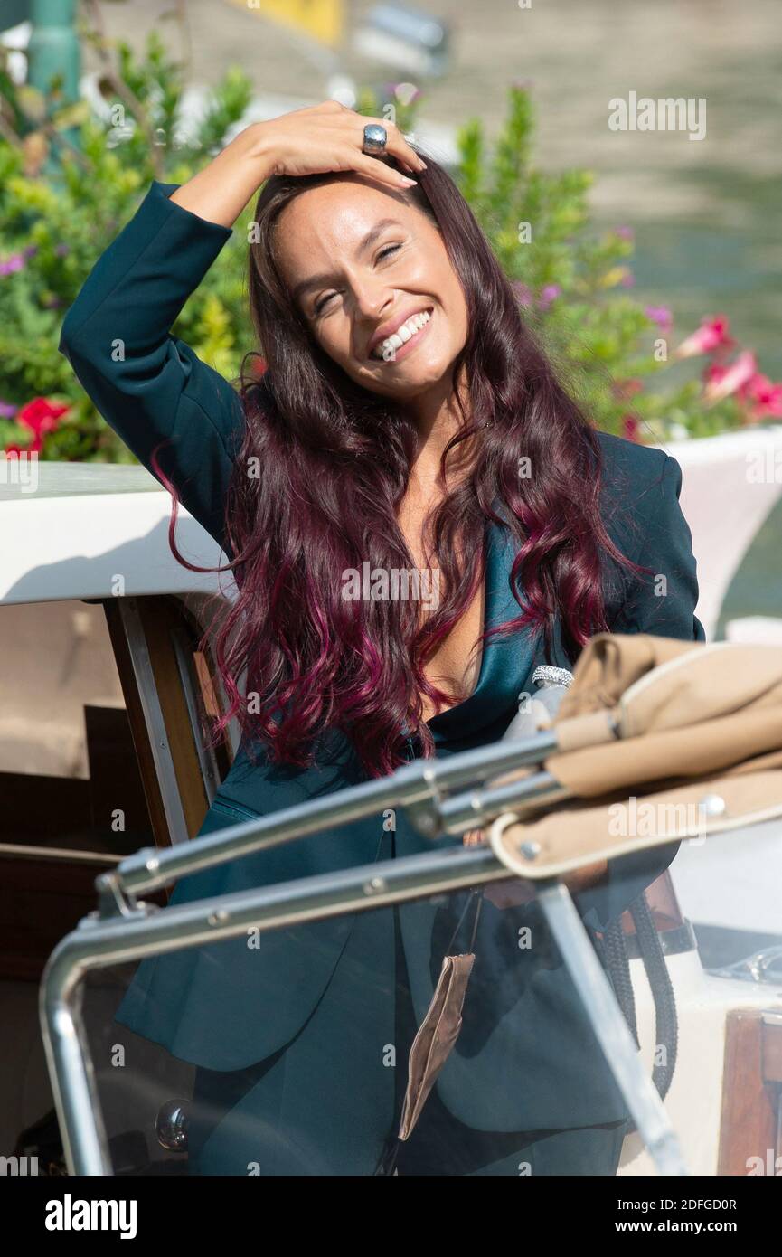 Eleonora Petrella arriving at the Excelsior as part of the 77th Venice ...