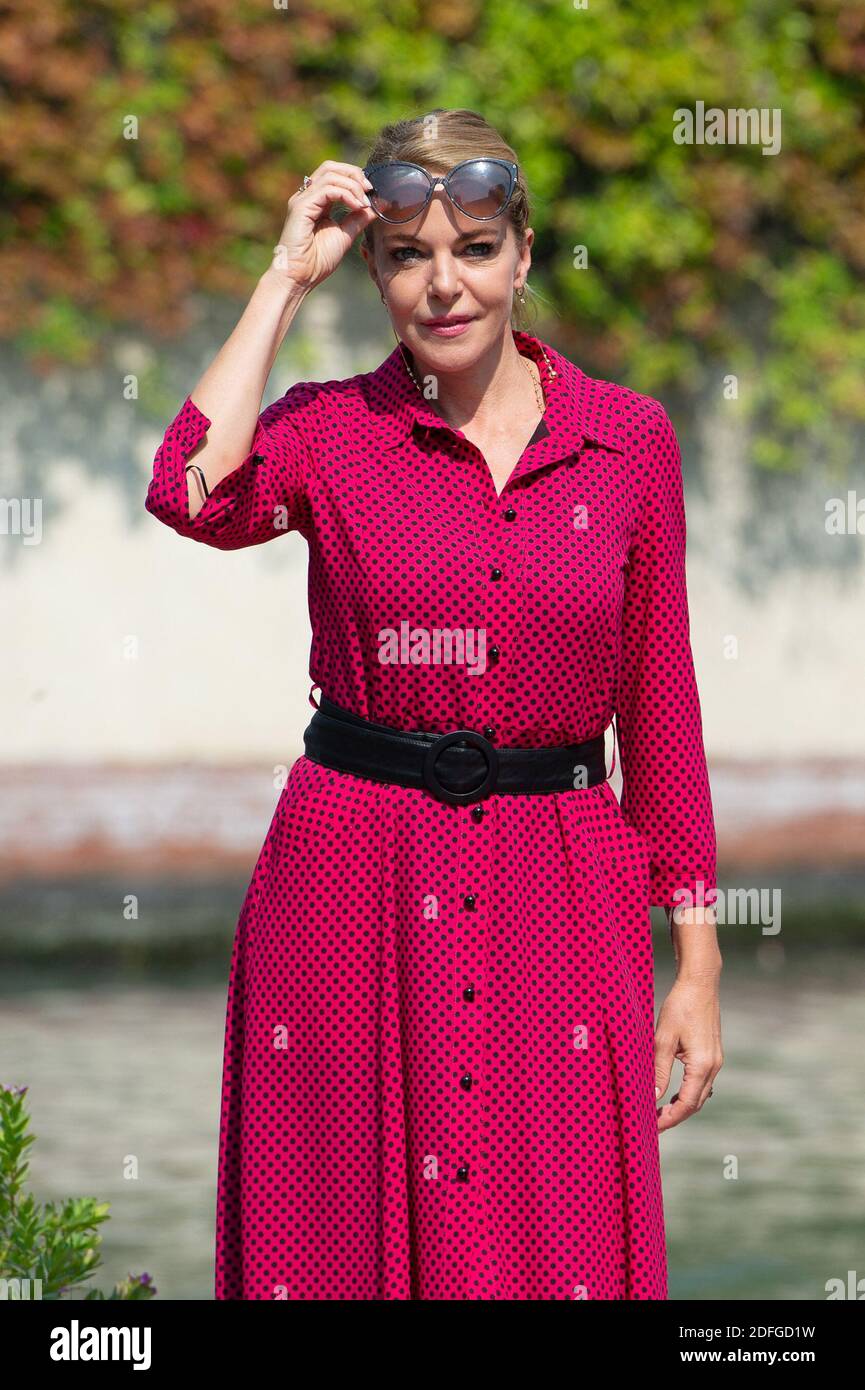 Claudia Gerini arriving at the Excelsior as part of the 77th Venice ...