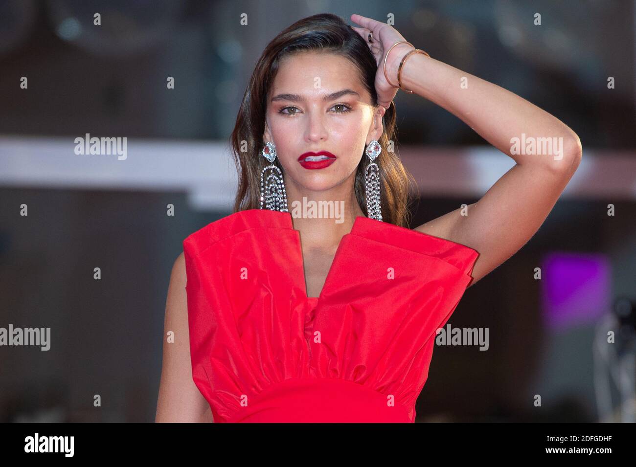 Juana Arias attending the Nuevo Orden Premiere as part of the 77th ...