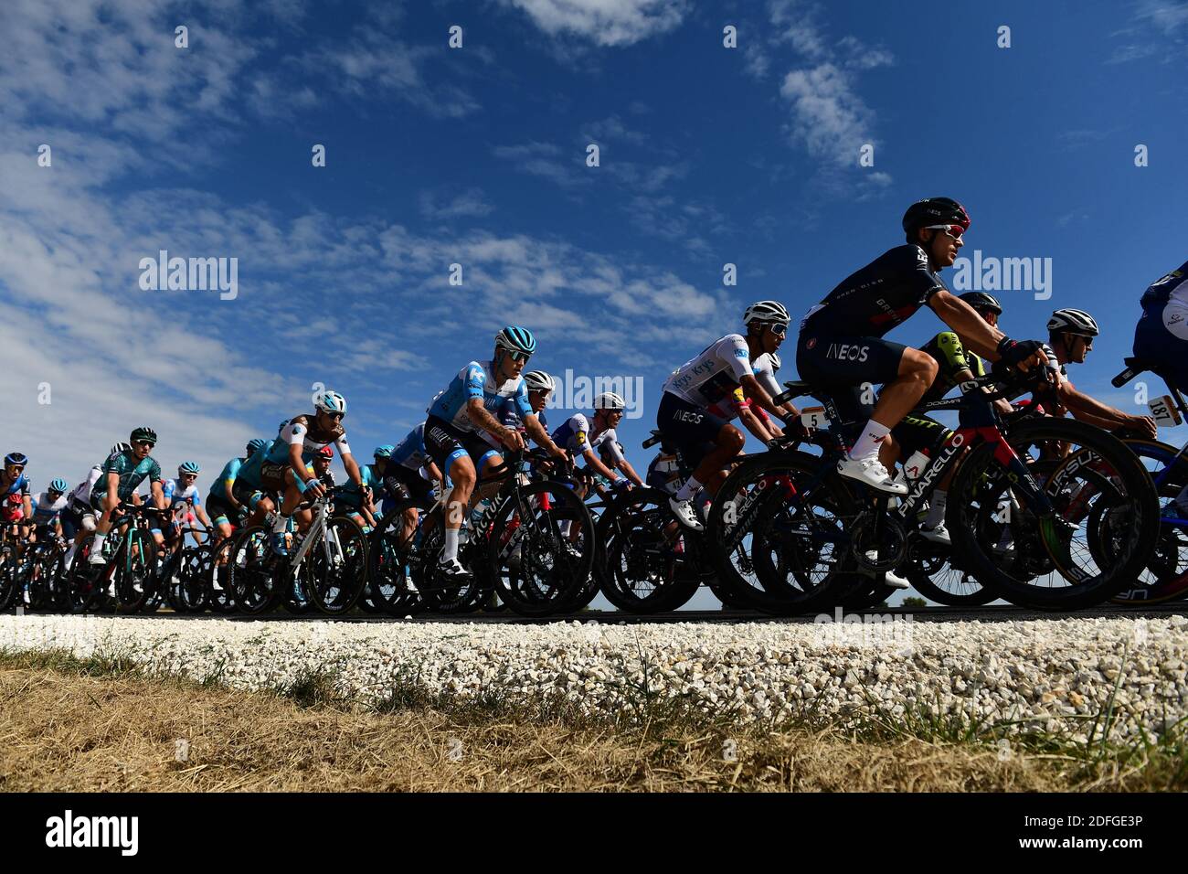 Handout - Stage 12 of Tour de France 2020, Chauvigny / Sarran, France ...