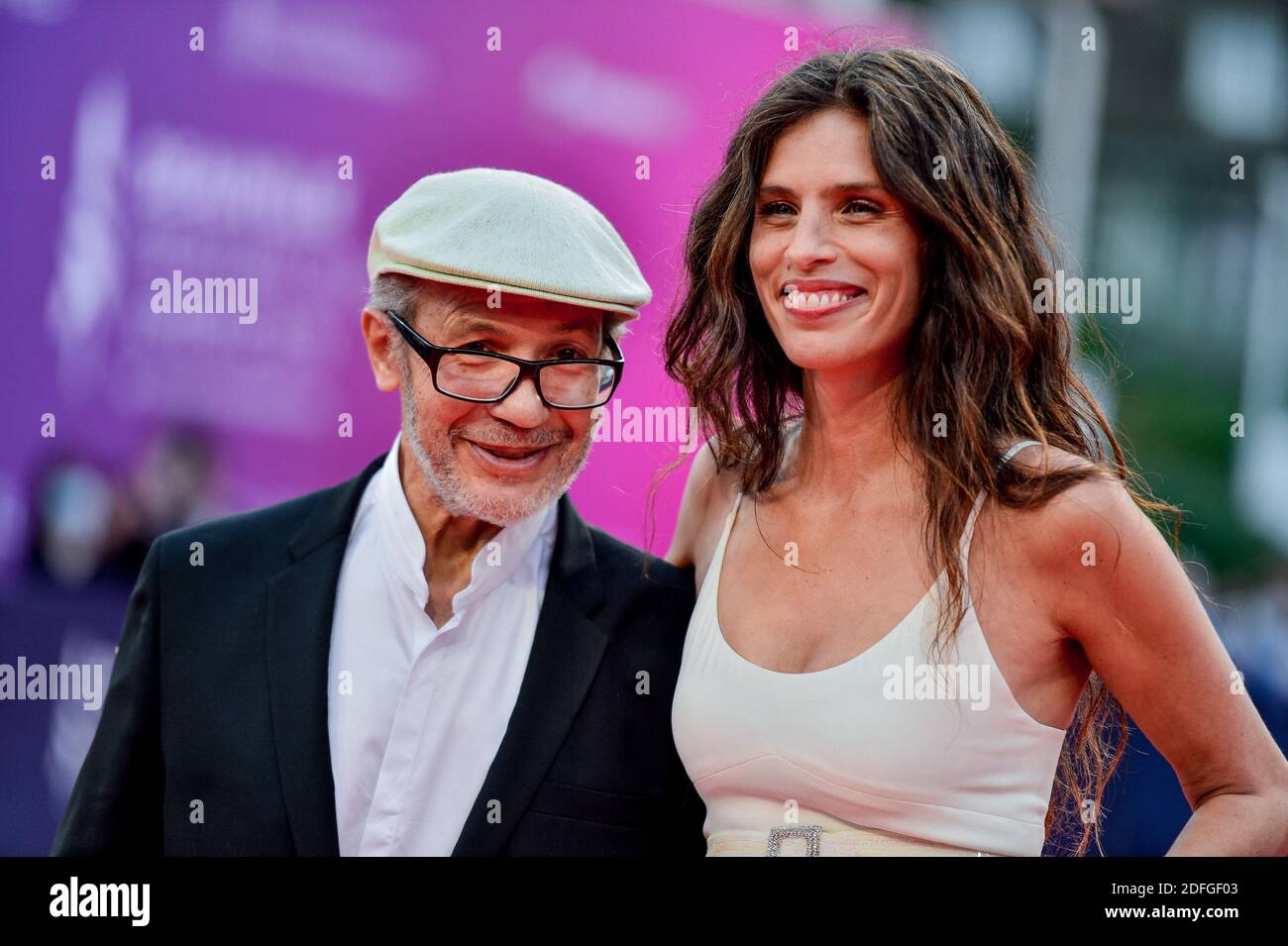 Omar Marwan, Maiwenn attending the screening of the movie ADN during ...