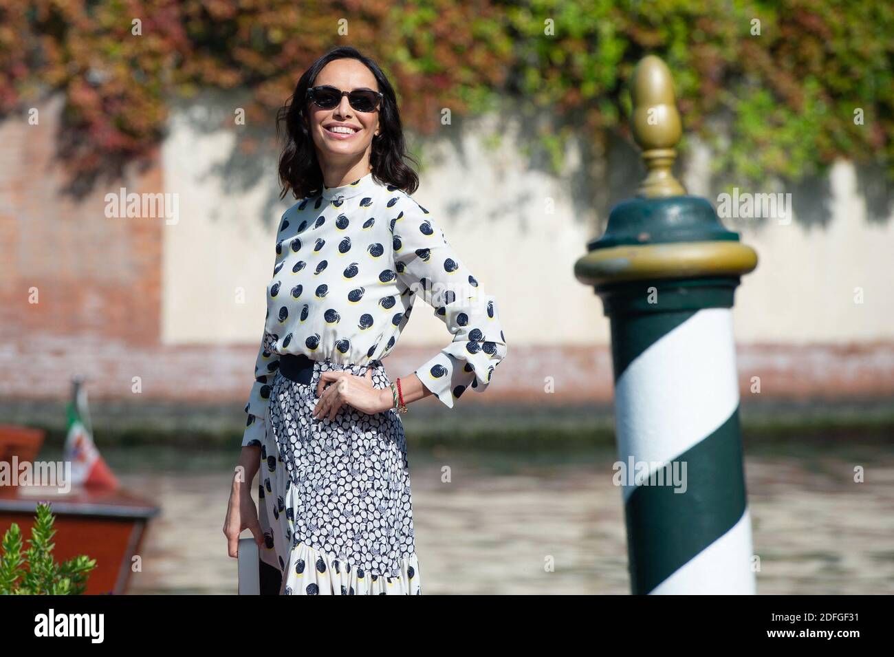 Elena Cucci arriving at the Excelsior as part of the 77th Venice Film ...