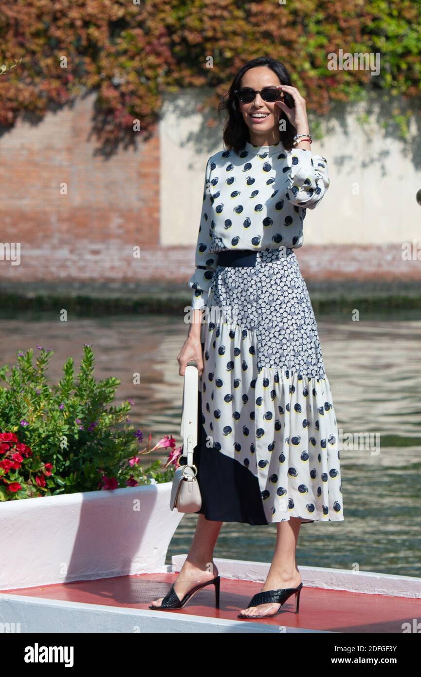 Elena Cucci arriving at the Excelsior as part of the 77th Venice Film ...