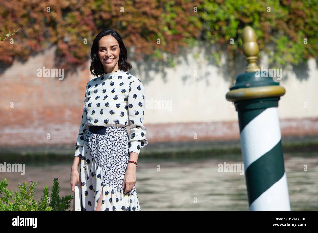 Elena Cucci arriving at the Excelsior as part of the 77th Venice Film ...