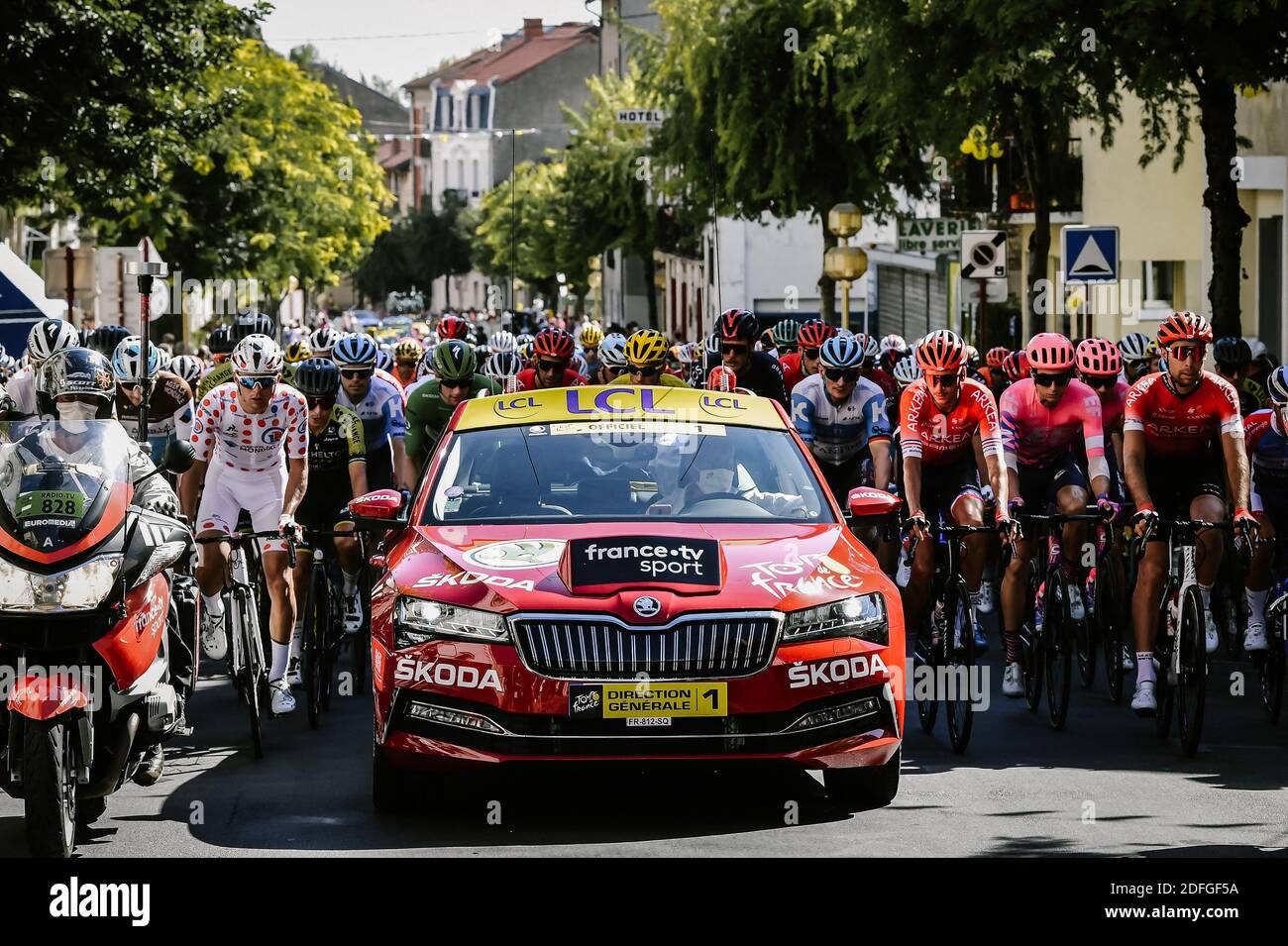 Handout - Stage 13 of Tour de France 2020, Chatel-Guyon / Puy Mary ...