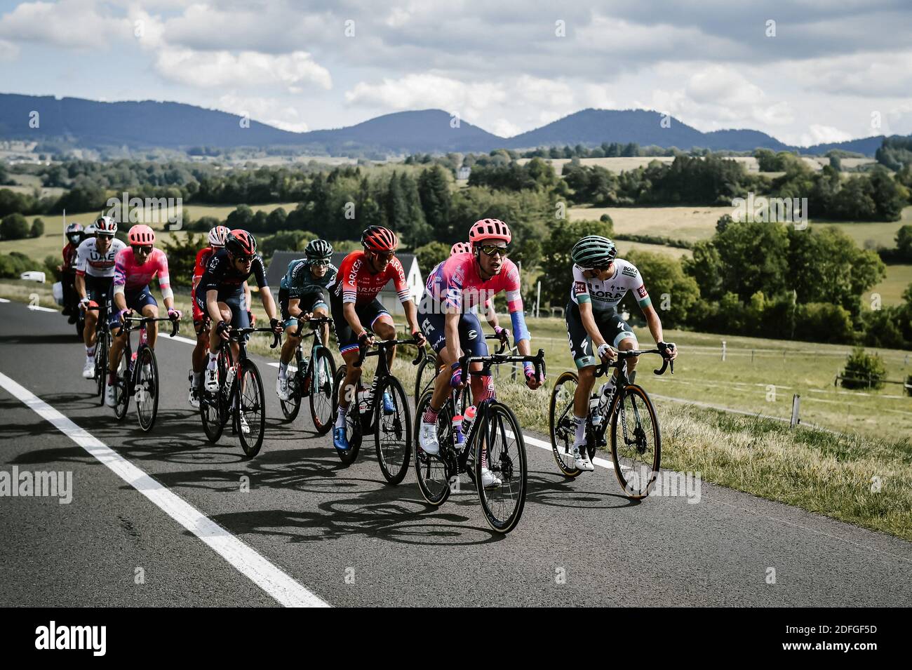 Handout - Stage 13 of Tour de France 2020, Chatel-Guyon / Puy Mary ...