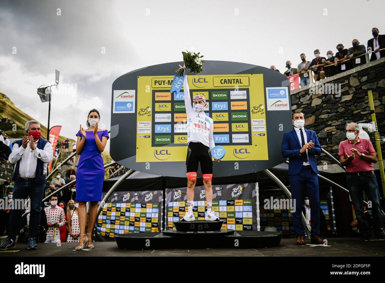 Handout - Tadej POGACAR (UAE TEAM EMIRATES) after the Stage 13 of Tour ...
