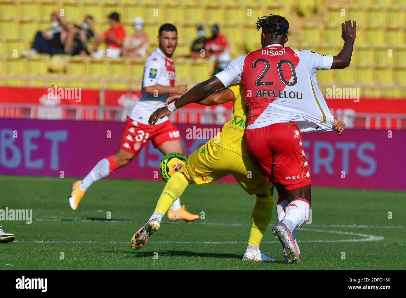 Axel Disasi Axel Disasi during the Ligue 1 match between AS Monaco and ...