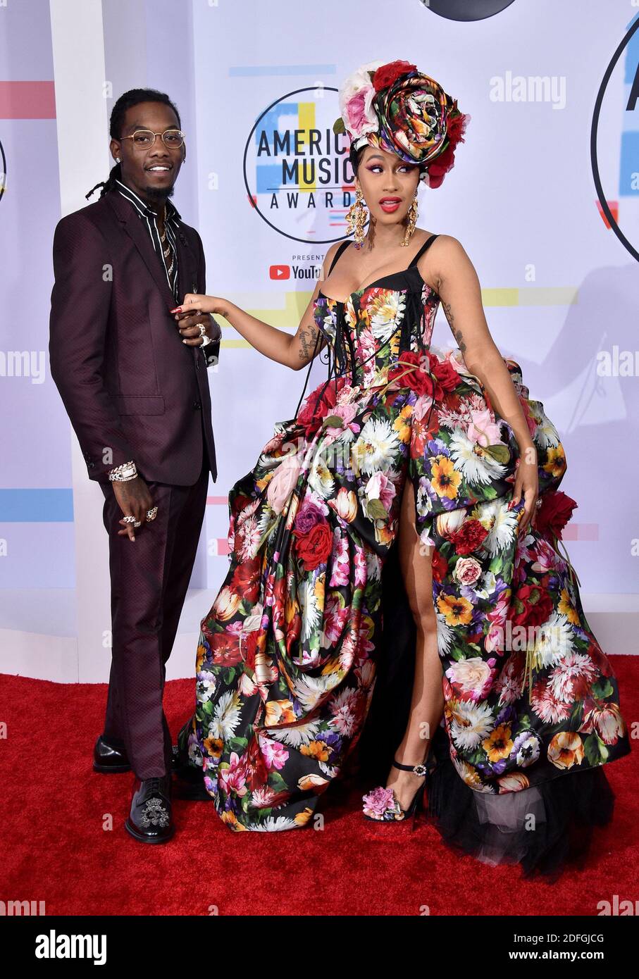 File photo dated october 9, 2018 of Offset and Cardi B attend the 2018 ...