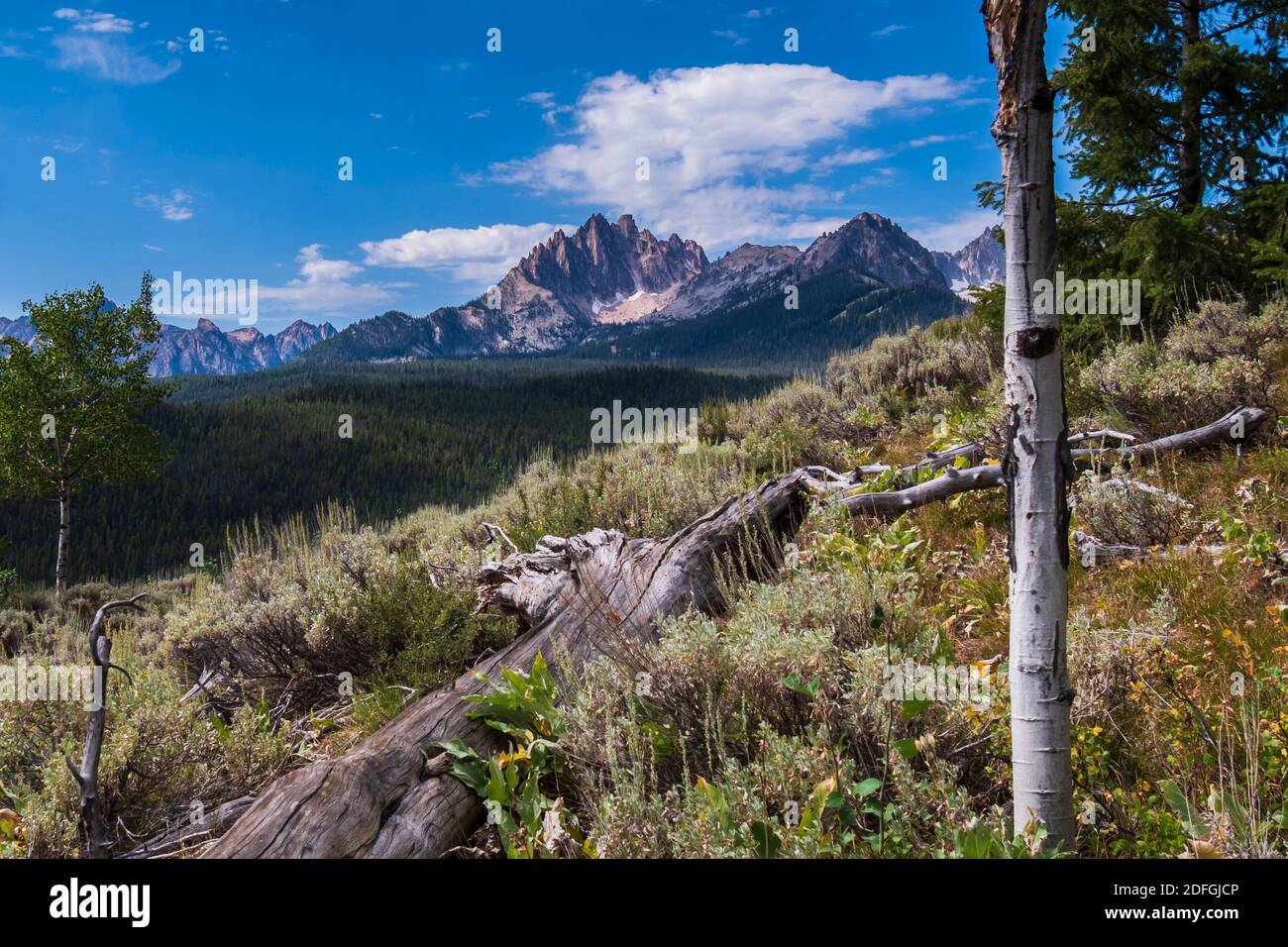 Mount Heyburn, Marshall Lake Trail, Sawtooth National Recreational Area ...