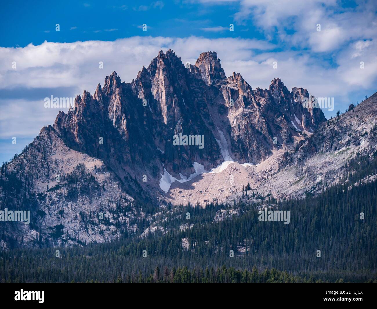 Mount Heyburn, Marshall Lake Trail, Sawtooth National Recreational Area ...