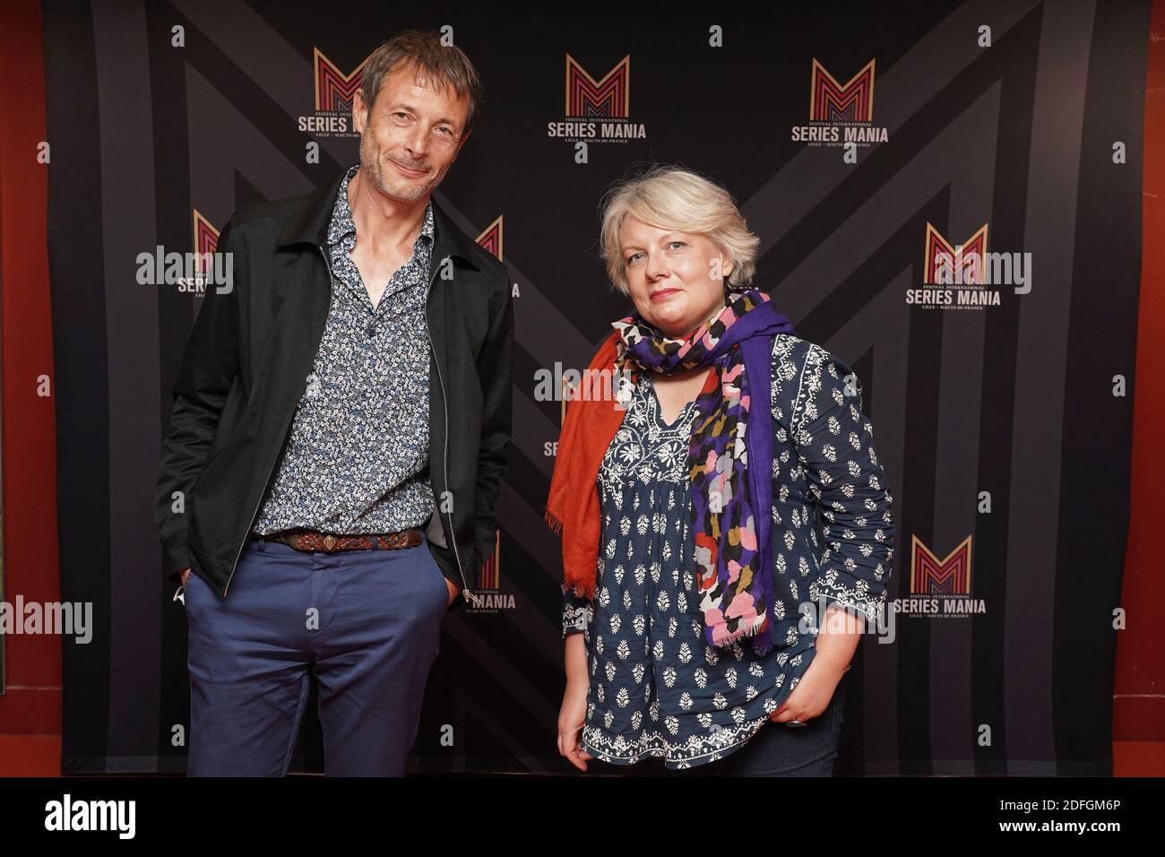 Jean-Xavier de Lestrade and Judith Louis attend the photocall for the ...