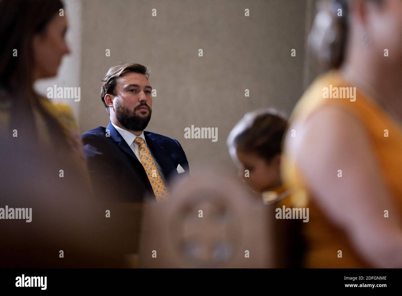 Prince Sebastien of Luxembourg attends the Royal Christening of Prince ...
