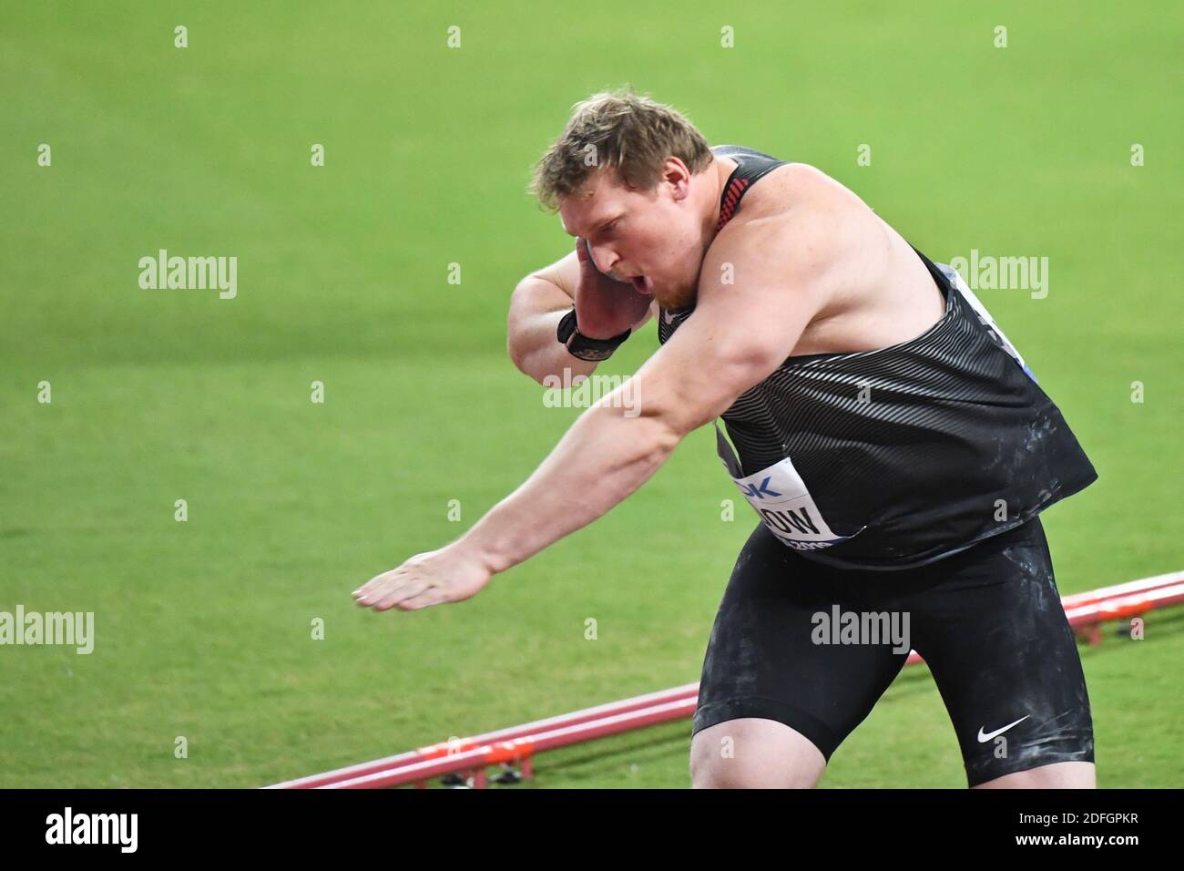 Tim Nedow (Canada). Shot Put Men final. IAAF World Athletics ...